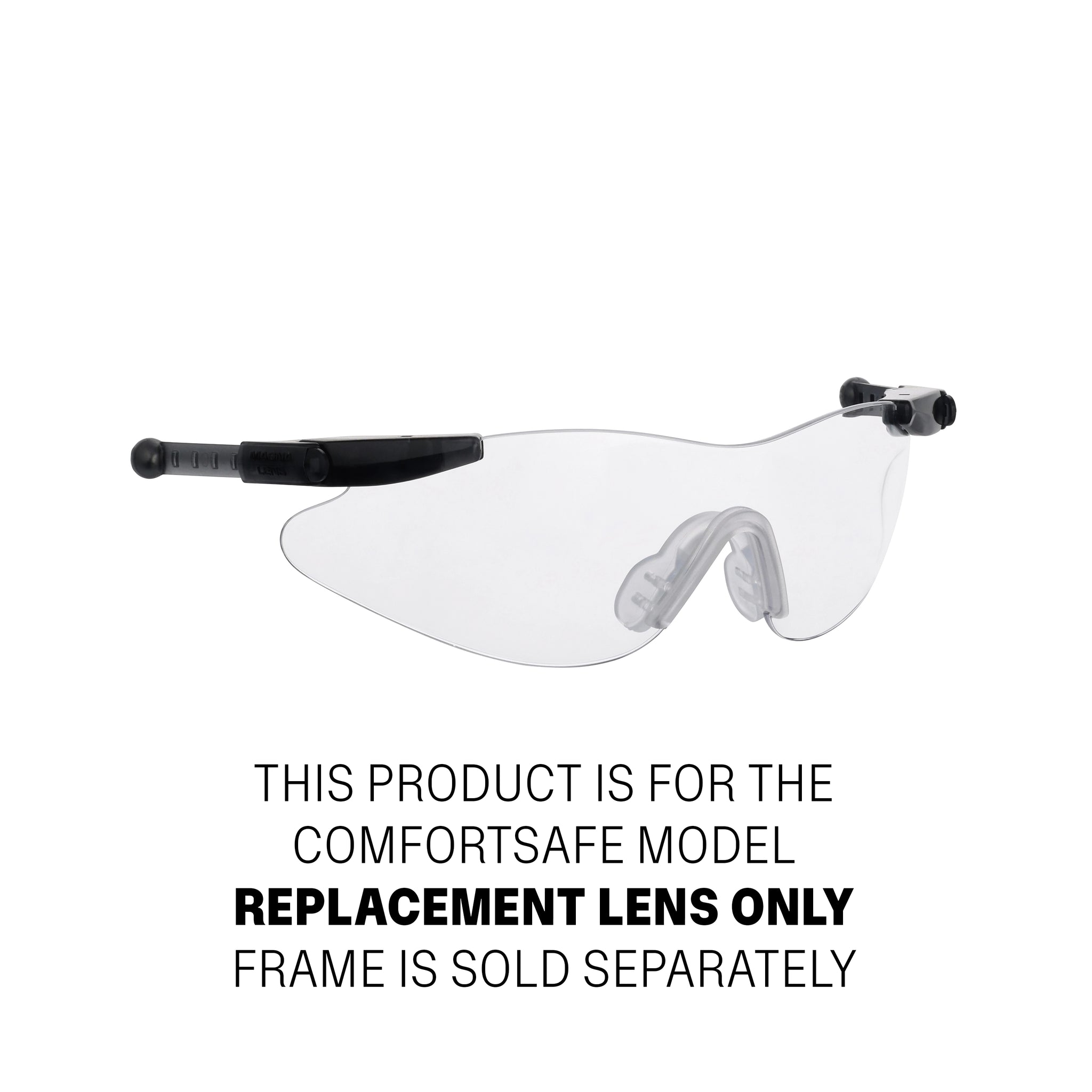 Clear Lens for Magna Lens® ComfortSafe® Safety Glasses (Frames Sold Se